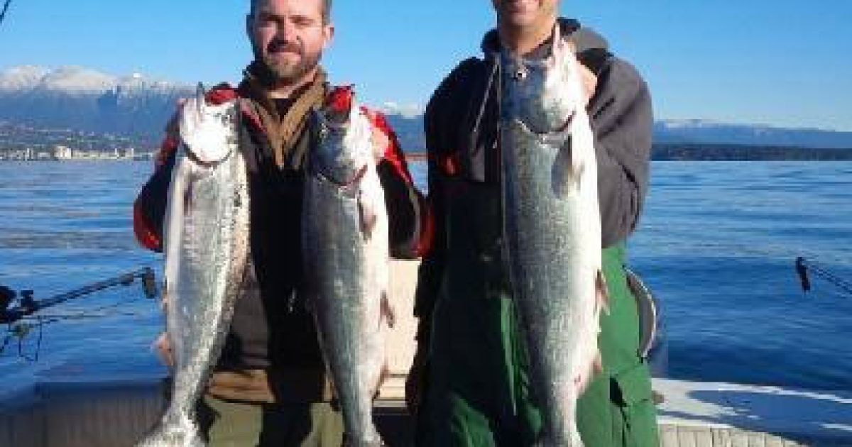 Vancouver Fishing Report, December 31st - Bon Chovy Salmon Fishing Charters